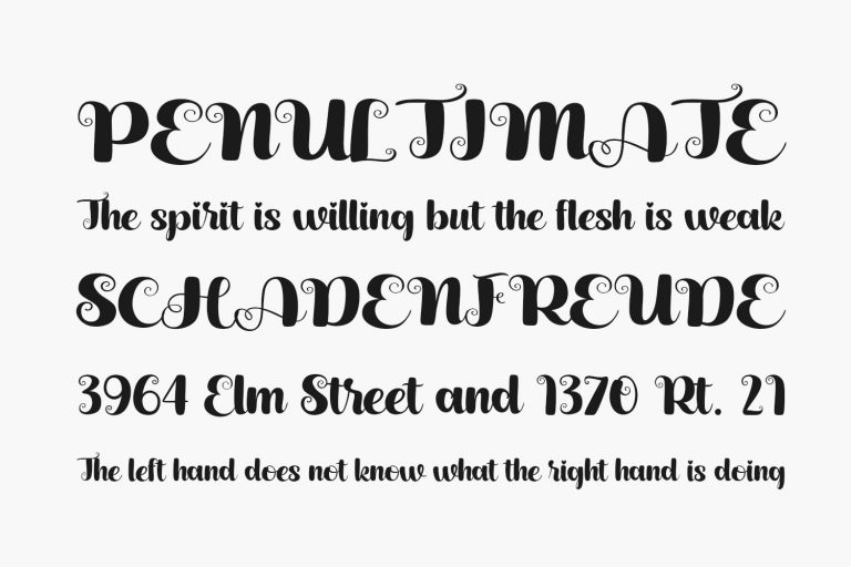 Letticia | Fonts Shmonts