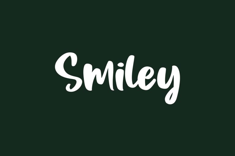 Smiley | Fonts Shmonts