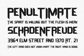 The Beast | Fonts Shmonts