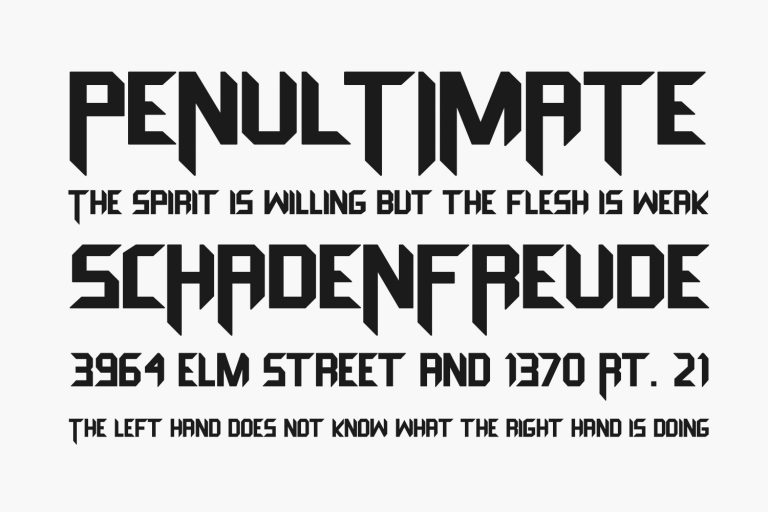 The Beast | Fonts Shmonts