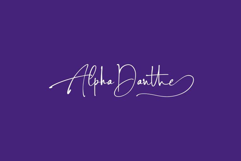 Alpha Danthe | Fonts Shmonts