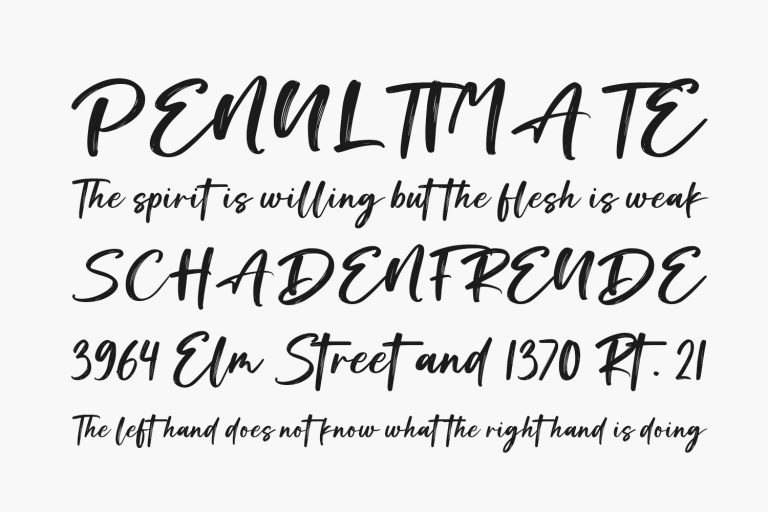 Brush Signature | Fonts Shmonts