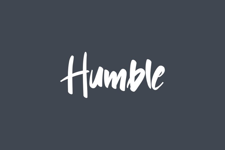 Humble | Fonts Shmonts