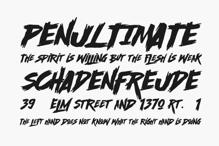 Scramble Storm | Fonts Shmonts