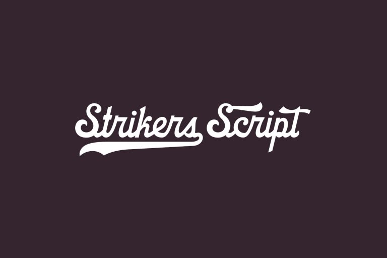 Strikers Script | Fonts Shmonts