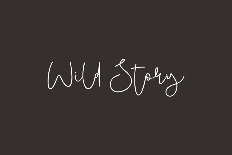 Wild Story | Fonts Shmonts
