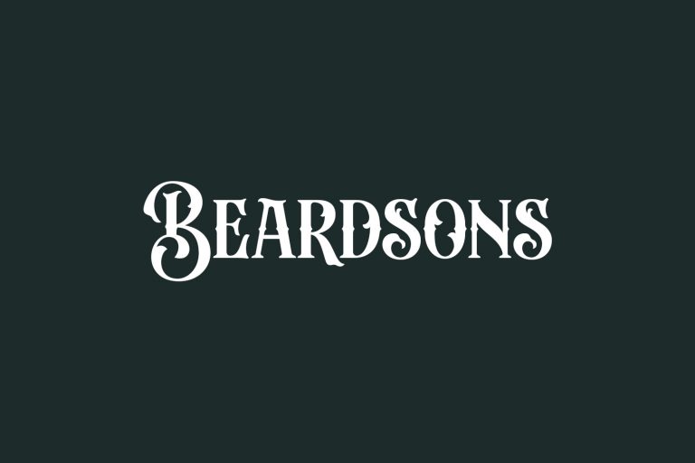 Beardsons | Fonts Shmonts