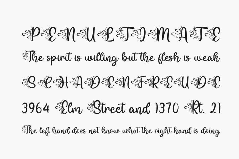Elena | Fonts Shmonts