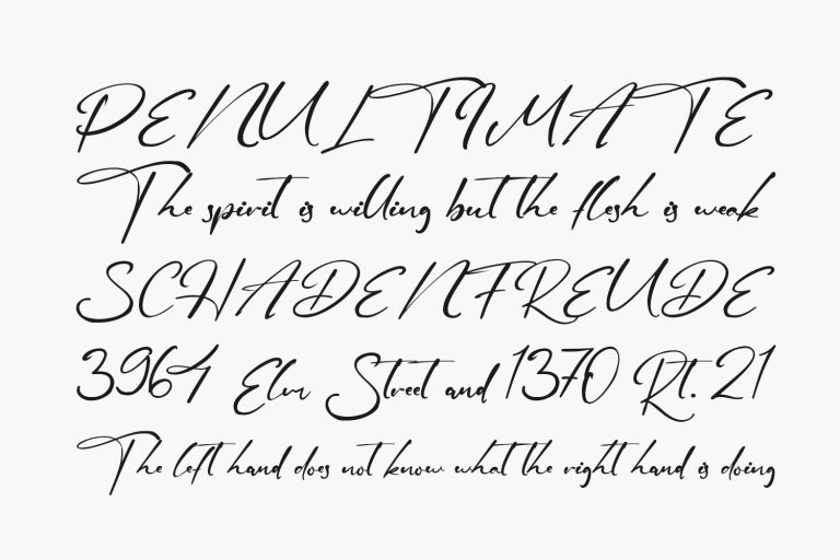 Mirror Pool | Fonts Shmonts