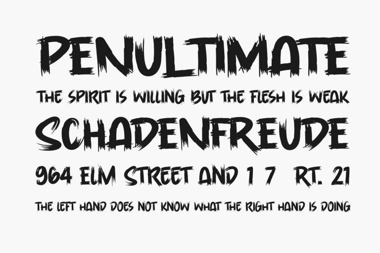 Ruthless | Fonts Shmonts