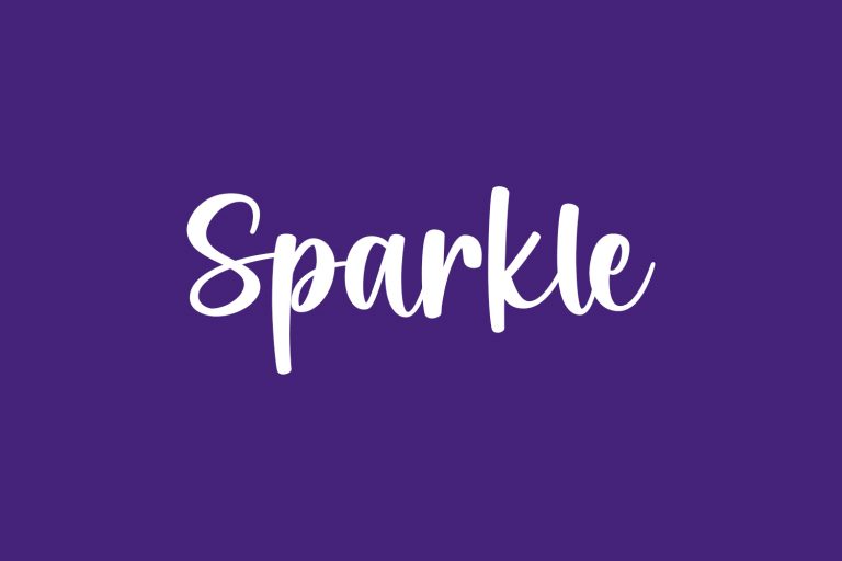 Sparkle Free Font | Fonts Shmonts