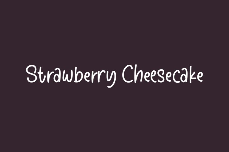 strawberry-cheesecake-free-font-01 | Fonts Shmonts