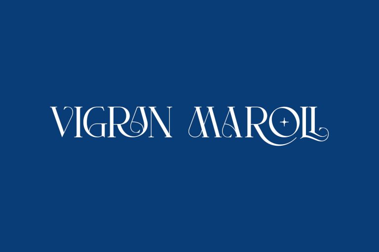 Vigran Maroll | Fonts Shmonts