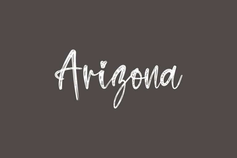 Arizona | Fonts Shmonts