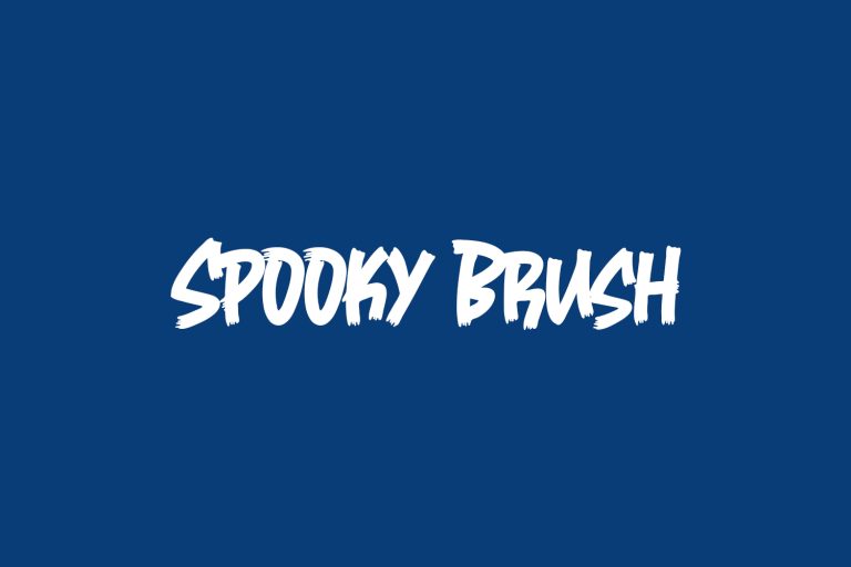 Spooky Brush | Fonts Shmonts
