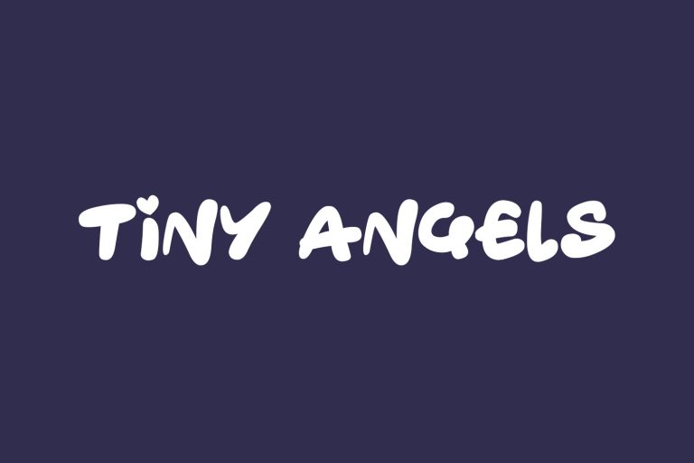 Tiny Angels Free Font Family | Fonts Shmonts
