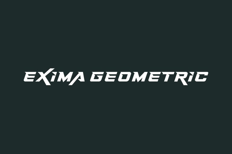 Exima Geometric | Fonts Shmonts