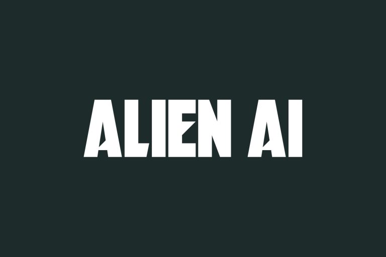 Alien AI | Fonts Shmonts