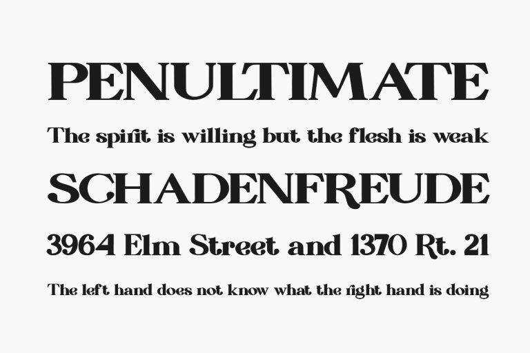 Brief River | Fonts Shmonts