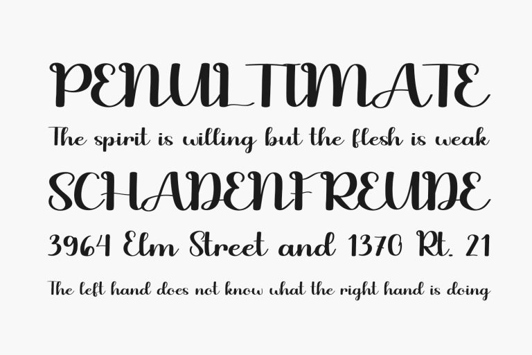 Brown Sugar | Fonts Shmonts