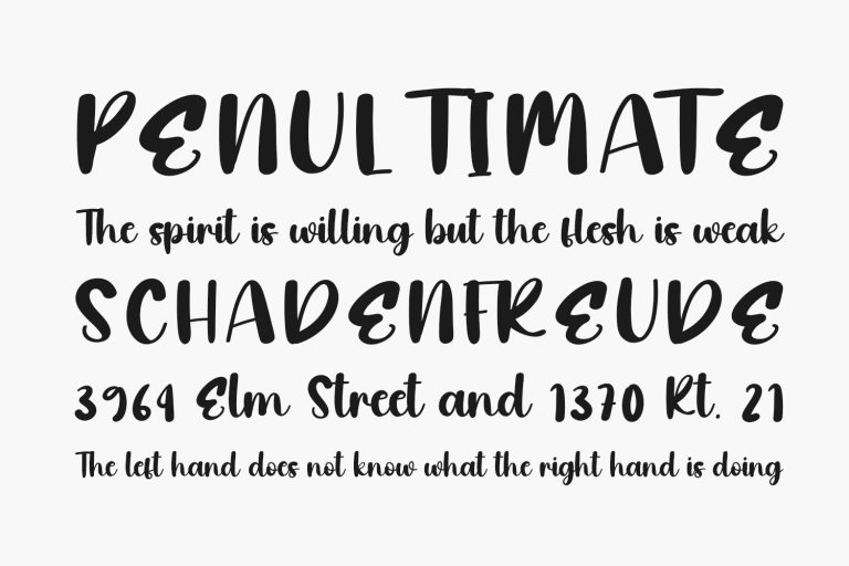 Masculine | Fonts Shmonts