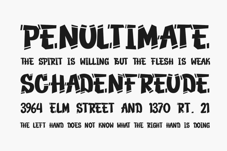 Rumbling | Fonts Shmonts