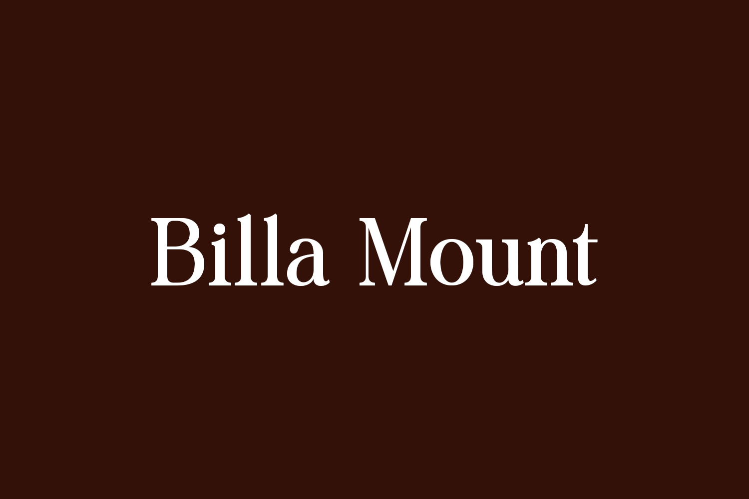 billa-mount-free-font-01 | Fonts Shmonts