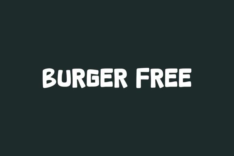 Burger Free | Fonts Shmonts
