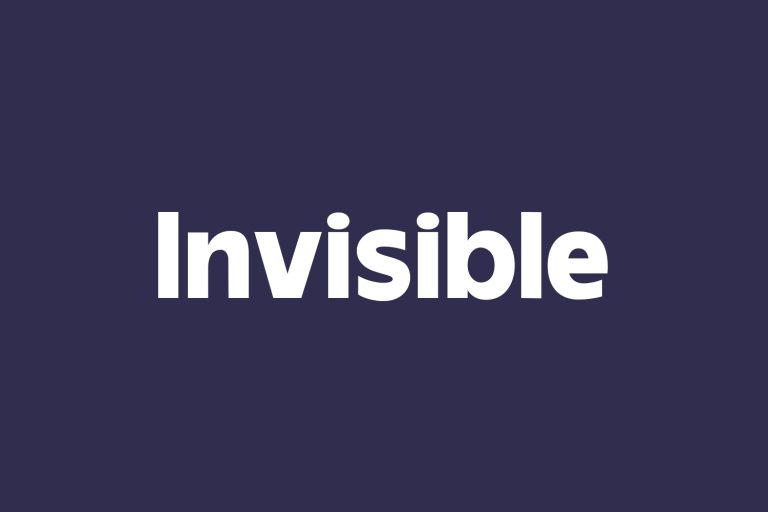 invisible-free-font-01 | Fonts Shmonts