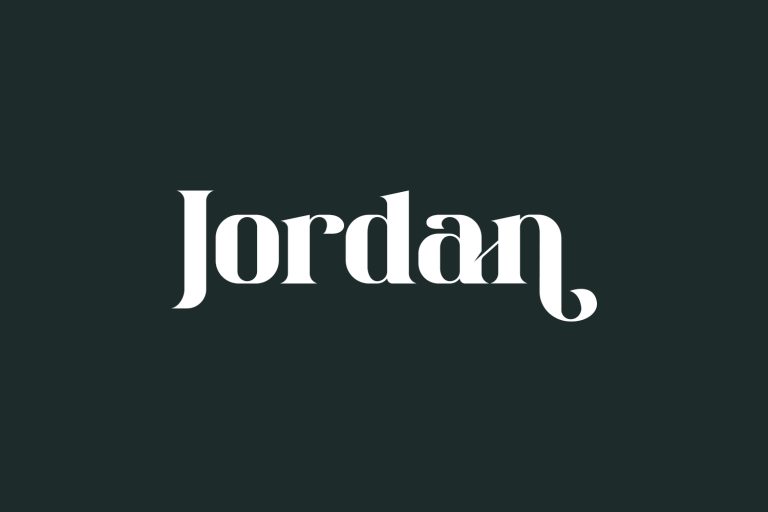 Jordan | Fonts Shmonts
