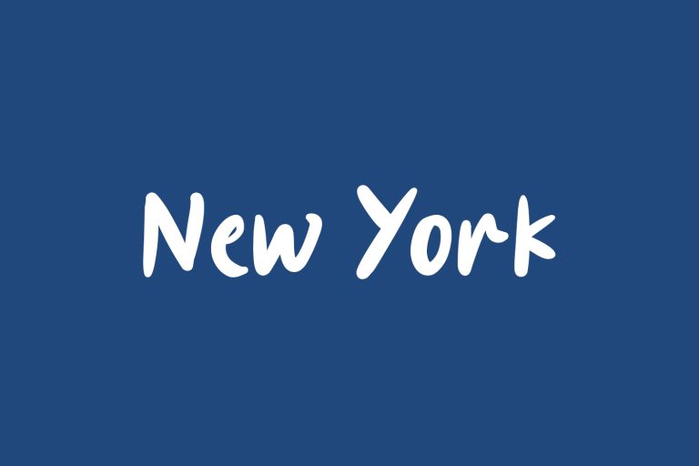 New York | Fonts Shmonts