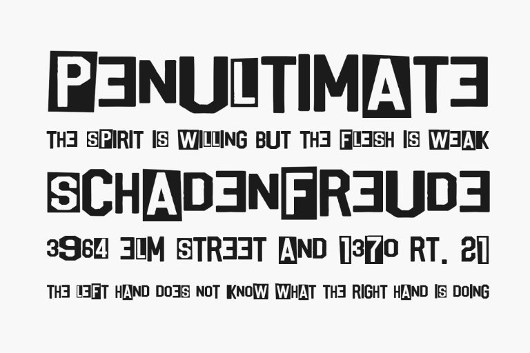 Punk University | Fonts Shmonts