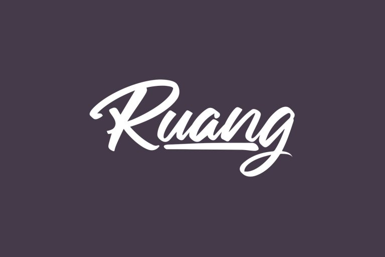 Ruang | Fonts Shmonts