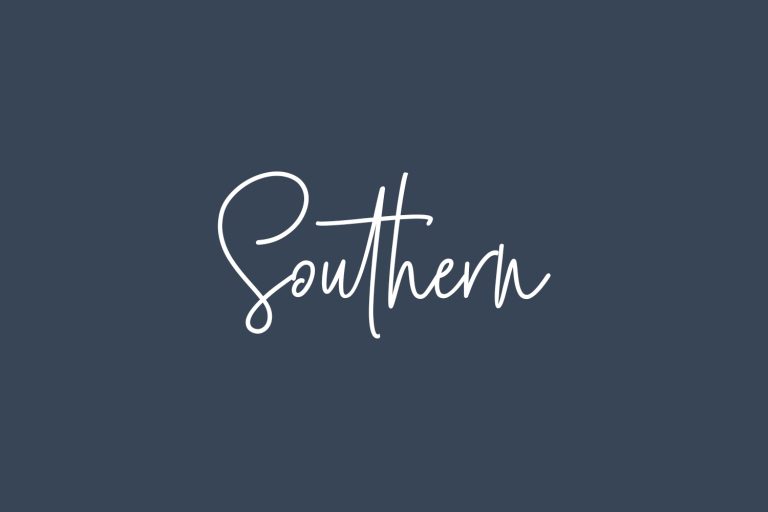 Southern | Fonts Shmonts
