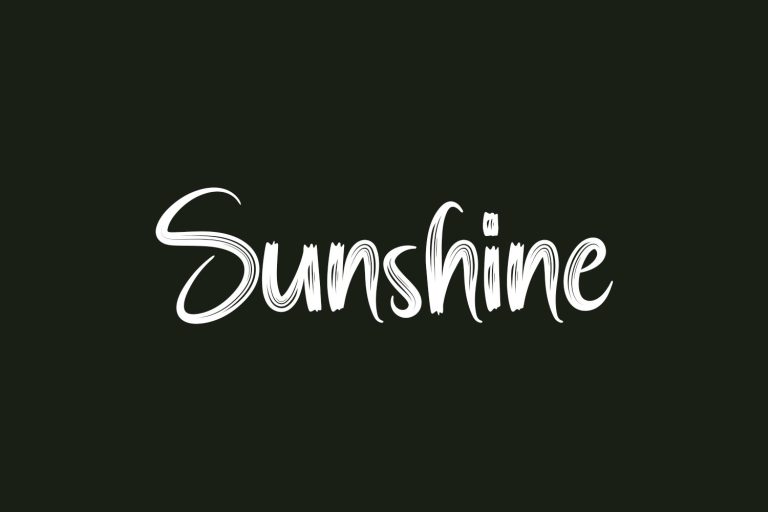 Sunshine | Fonts Shmonts
