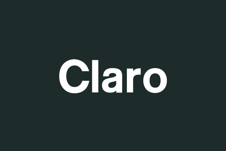 Claro | Fonts Shmonts
