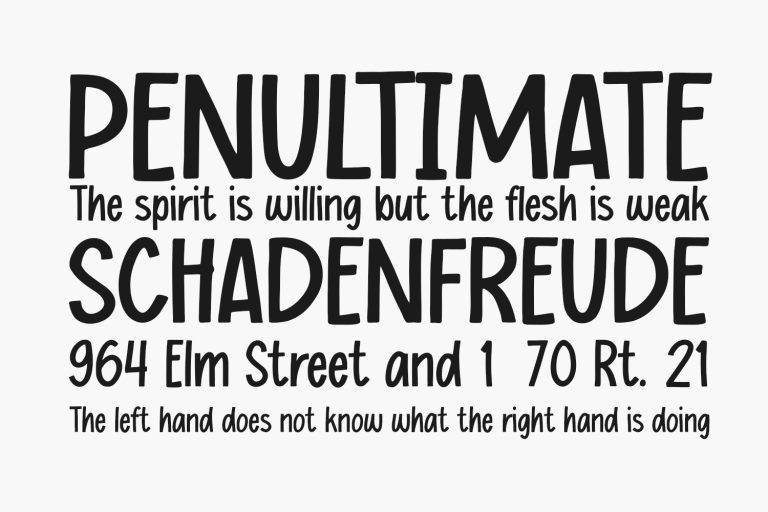 Little Boy | Fonts Shmonts