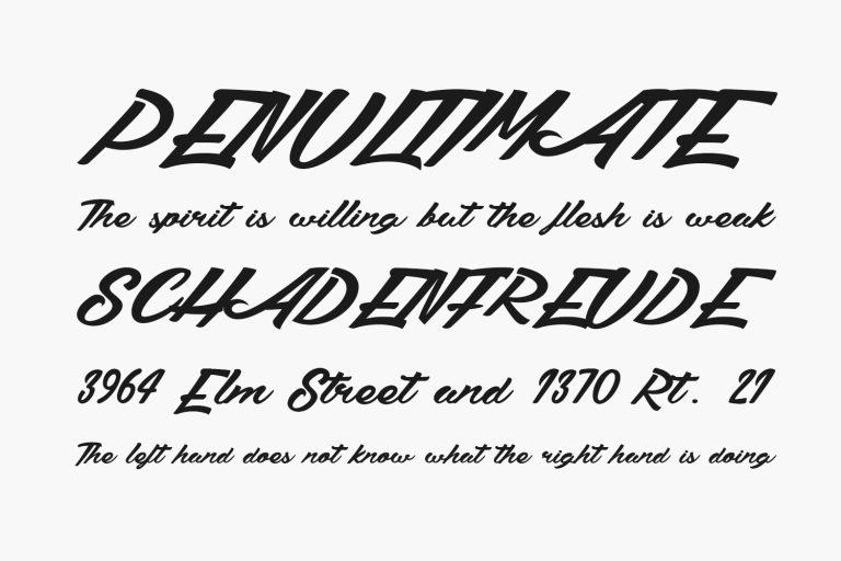 Sergio | Fonts Shmonts