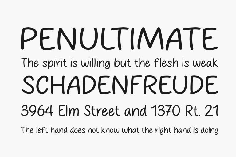 Study Alone | Fonts Shmonts