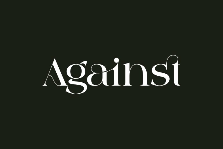 Against Free Font | Fonts Shmonts