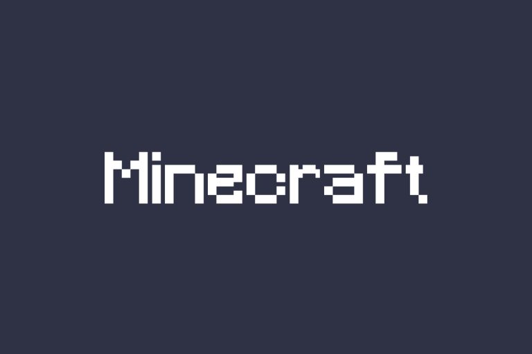 Minecraft Free Font | Fonts Shmonts