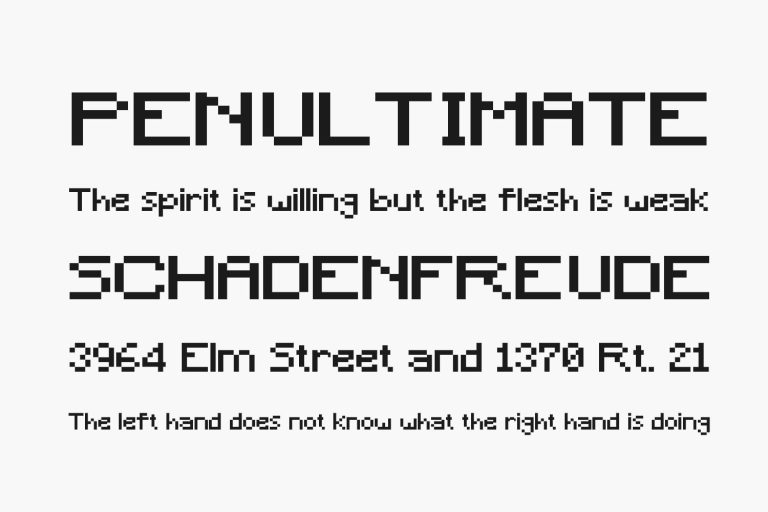 Minecraft Free Font | Fonts Shmonts