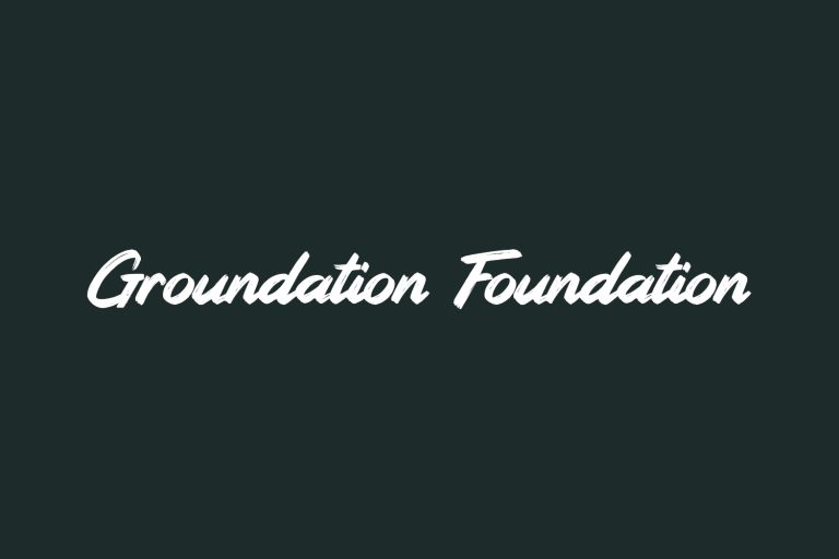 Groundation Foundation Free Font | Fonts Shmonts