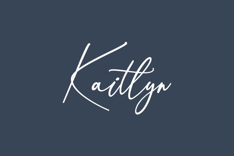 Kaitlyn Free Font | Fonts Shmonts