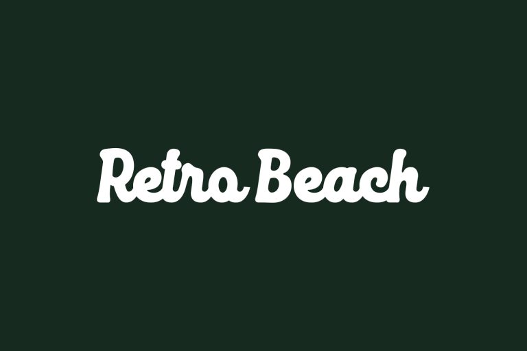 Free Retro Beach Font | Fonts Shmonts
