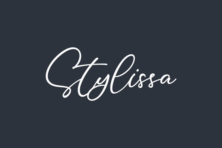 Stylissa Free Font | Fonts Shmonts