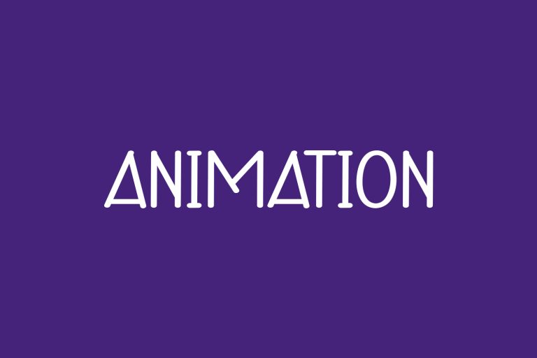 Animation Free Font | Fonts Shmonts